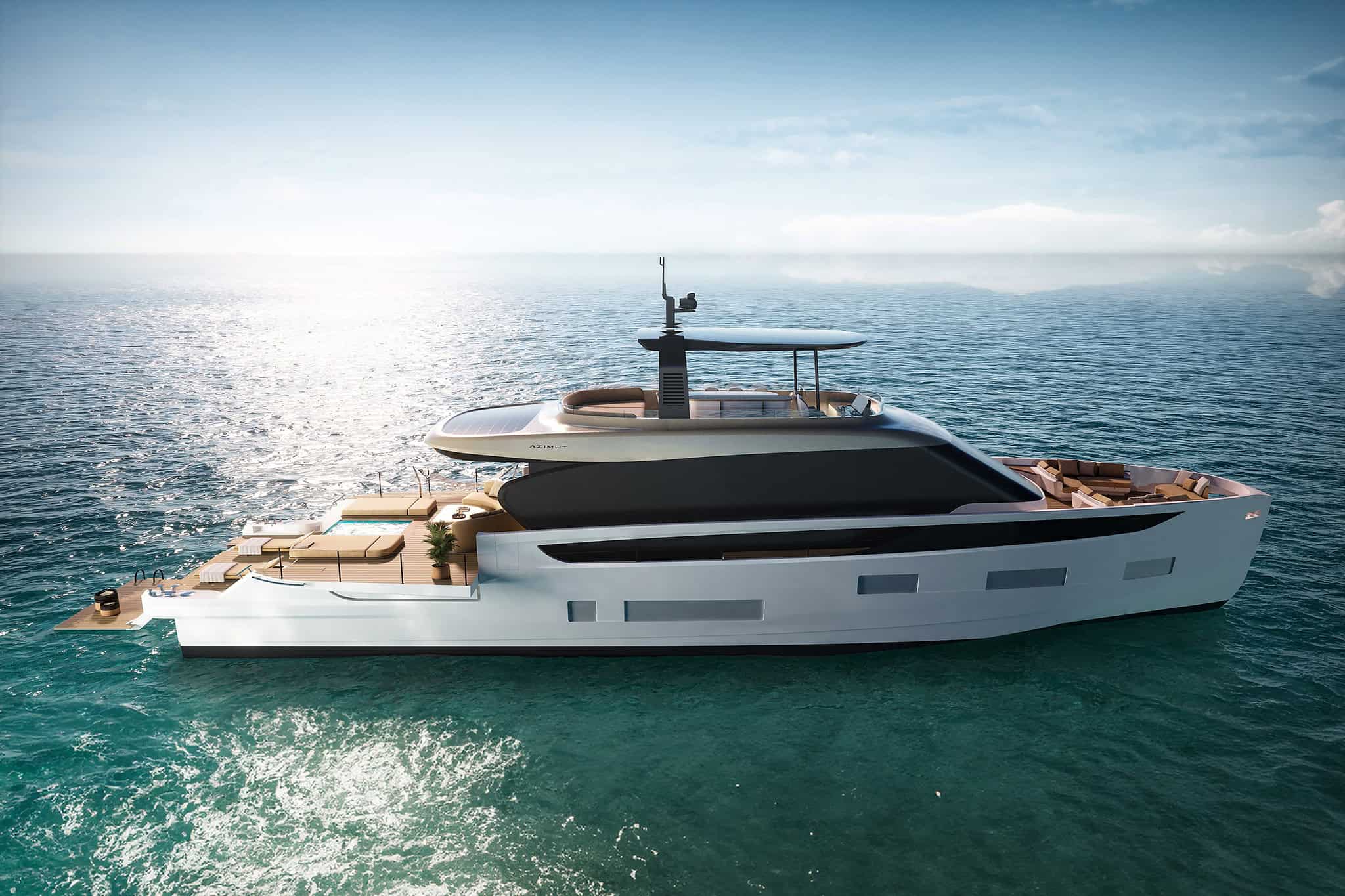 Azimut Seadeck 9 - Ibrid , 83 foot yacht | Azimut Yachts